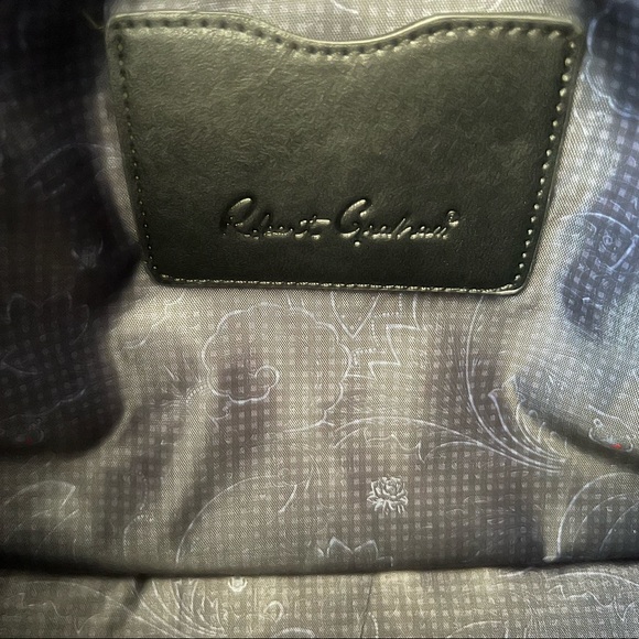 Robert Graham | Bags | Robert Graham Ashold Black Faux Leather Backpack ...